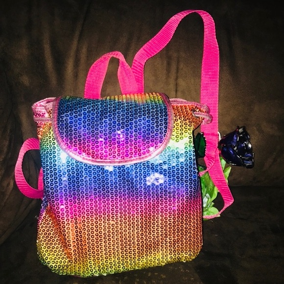 Bags | Sequin Backpack | Poshmark